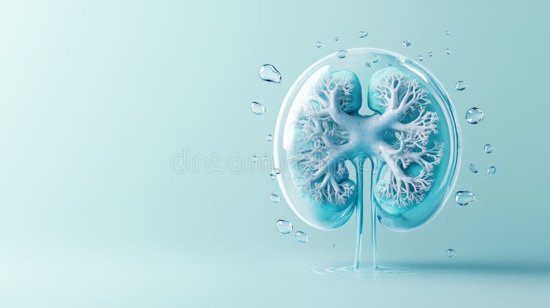Visual Representation of Earth Designed As a Human Kidney Showcasing ...