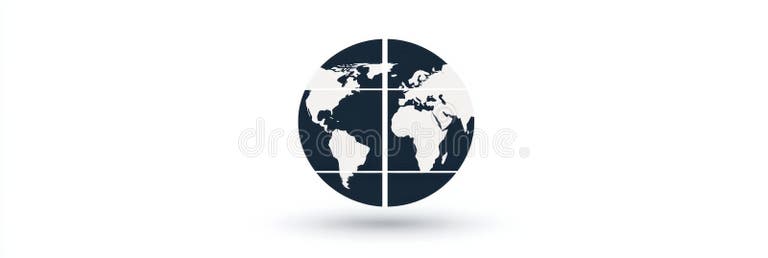 Visual Representation of Earth Divided into Sections with a Focus on ...