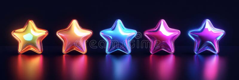 This Visual Representation Emphasizes a Fivestar Rating System for ...