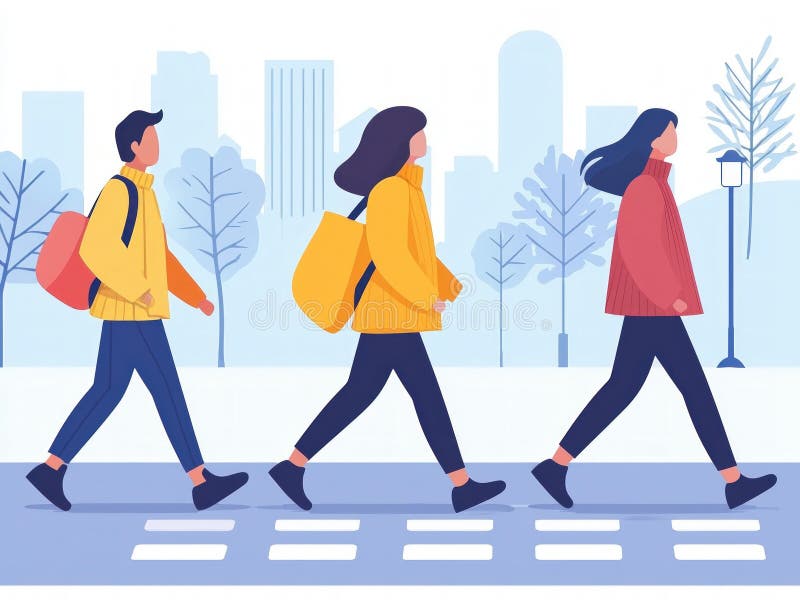 A Visual Representation Emphasizing Pedestrian Safety Tips in Urban ...