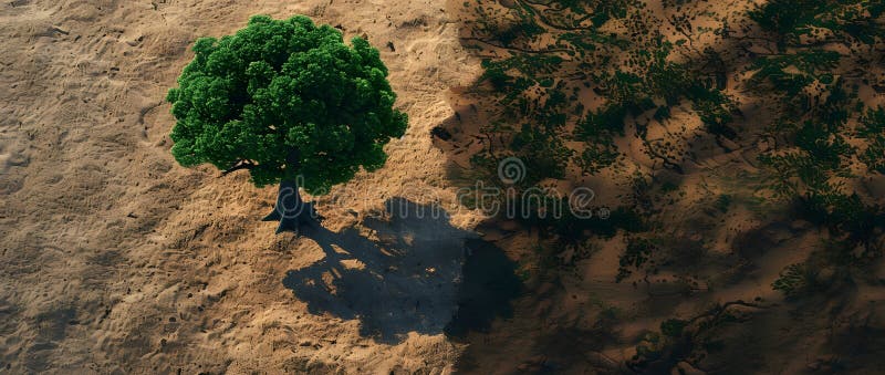 Visual Representation of Environmental Impact with Contrasting ...