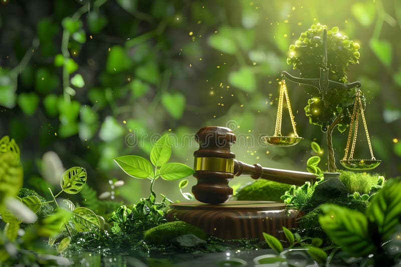 Visual Representation of Environmental Law Stock Illustration ...