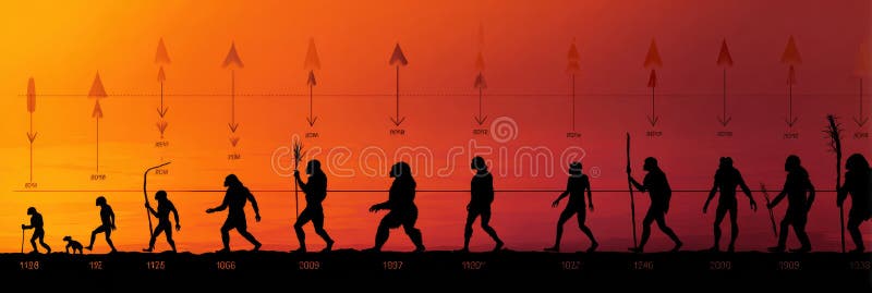 Showing Hominid Silhouettes Stock Photos - Free & Royalty-Free Stock ...