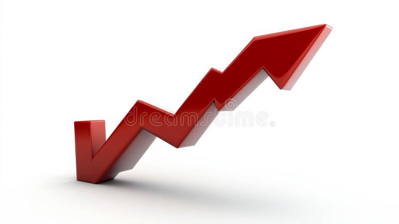 Visual Representation Features a Striking Red Growth Chart that ...