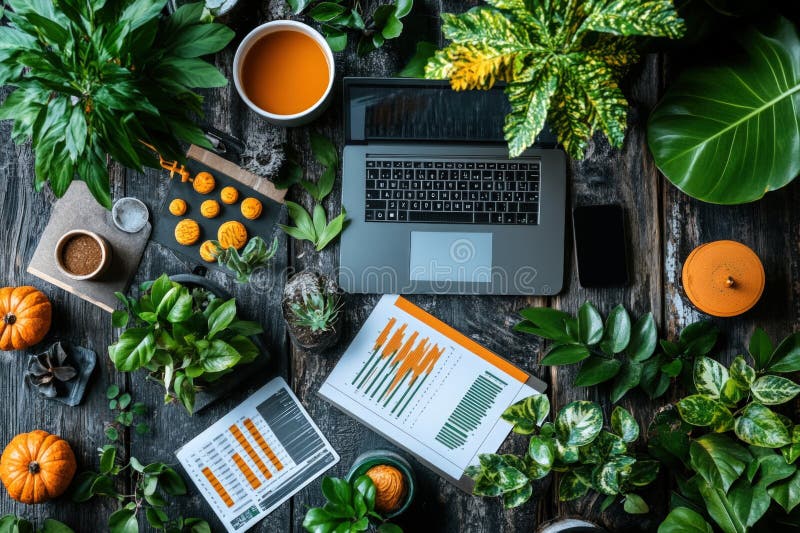 A Visual Representation of a Financial Deficit with Graphical Charts ...