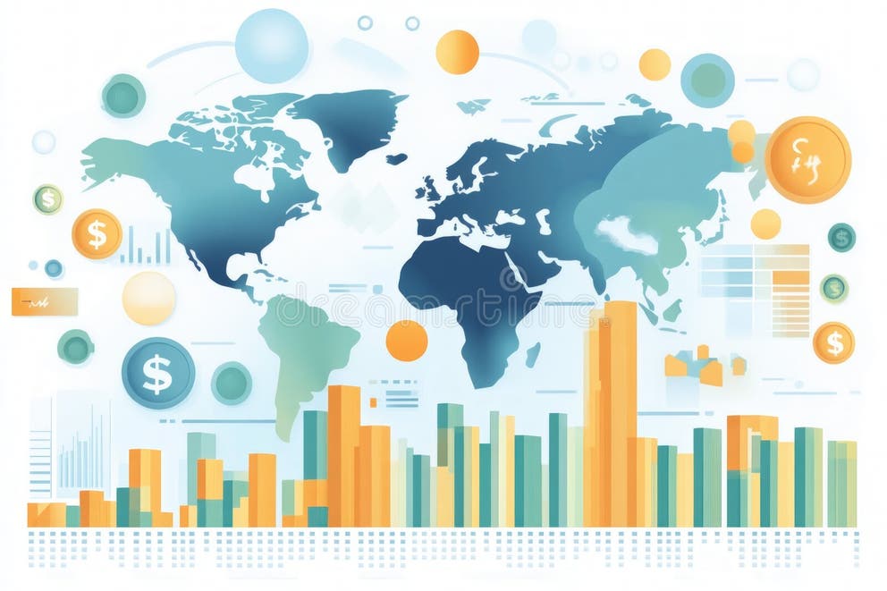 A Visual Representation of a Financial Deficit with Graphical Charts ...