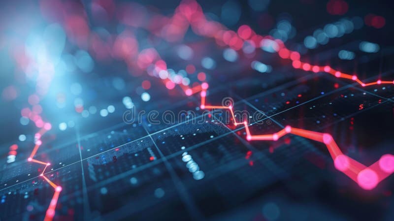 Visual Representation of Financial Growth Showing Strong Economic ...