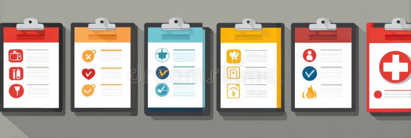 Guidelines for First Aid Preparedness with Checklists and Icons for ...