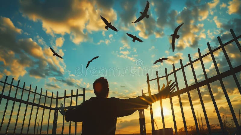 A Visual Representation of Freedom in Nature, Symbolizing Limitless ...