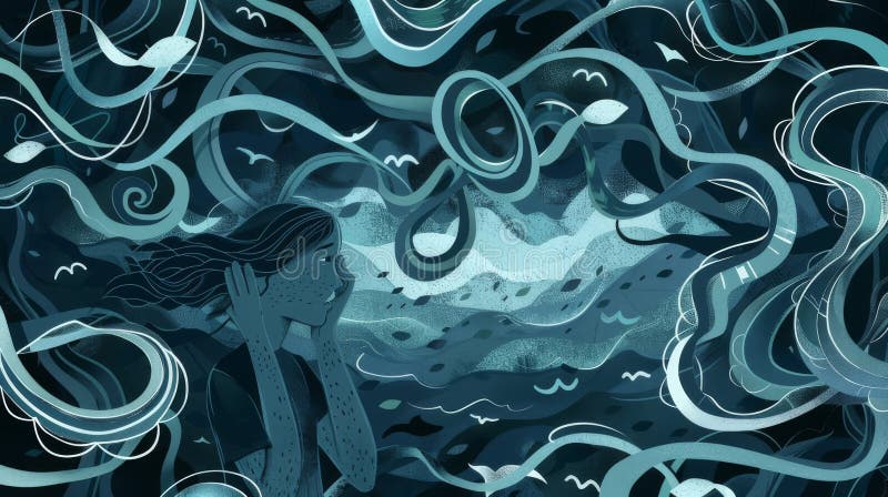 Visual Representation of Generalized Anxiety Disorder and Overwhelming ...