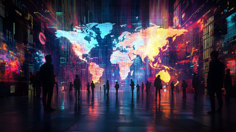 Visual Representation Global Economic Policy Summary Stock Illustration ...