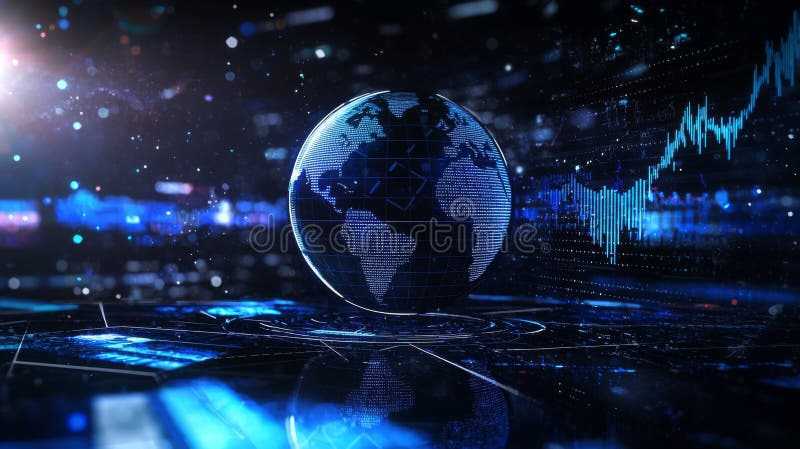 A Visual Representation of the Global Stock Market Using the Blue Earth ...