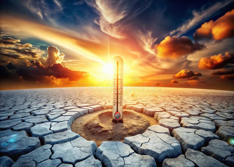 A Visual Representation of Global Warming Melting Ice Caps and Rising ...