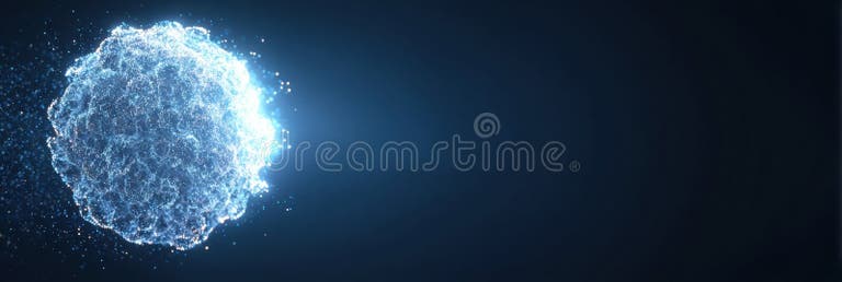 Visual Representation of a Glowing Spherical Structure with Vibrant ...