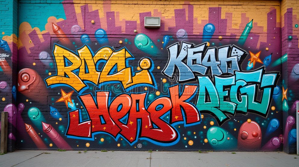 Street Symphony: a Melody of City Colors Stock Illustration - Illustration of elements, diverse ...