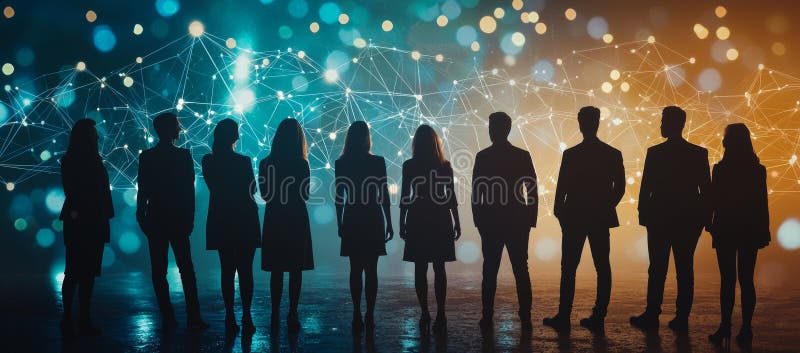 A Visual Representation of a Group of People Illustrating the Business ...