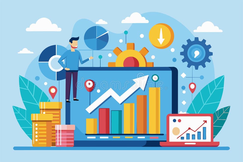 Visual Representation of Growth Data Showcases Performance Metrics ...