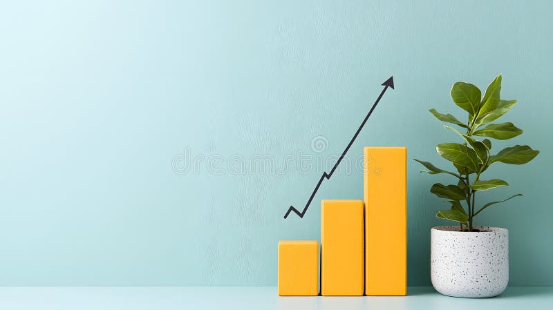 Visual Representation of Growth with Dynamic Progress Bars and a Green ...