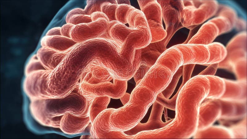 Gut Brain Connection Illustrating Intricate Neural Pathways and ...