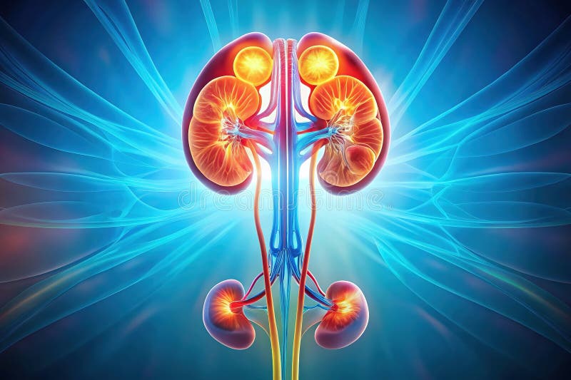 A Visual Representation of Healthy Urinary System Function Minimalist ...