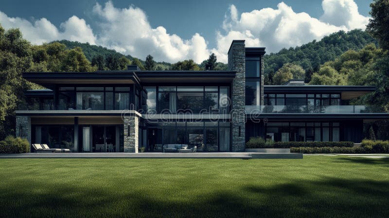 A Visual Representation of How a Modern House Project Transforms into ...