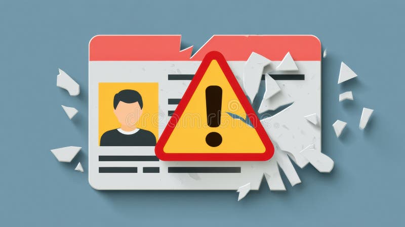 Broken Id Card Displays Stock Photos - Free & Royalty-Free Stock Photos ...