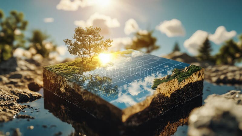 A Visual Representation Illustrating Entire Process Stock Image - Image ...