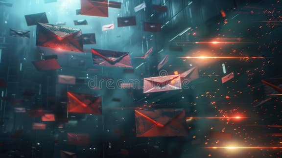 Email Inbox Flooded with Unknown Messages Highlighting Risks of ...