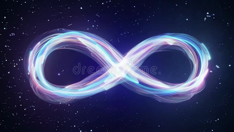 A Visual Representation of Infinity As Particles Continuously Form and ...