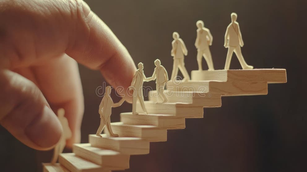 A Visual Representation of an Inspiring Coaching Session Where a Mentor ...