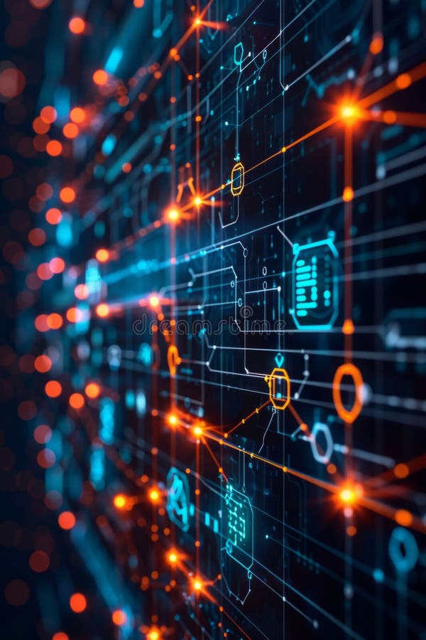 A Visual Representation of Interconnected Digital Networks and ...