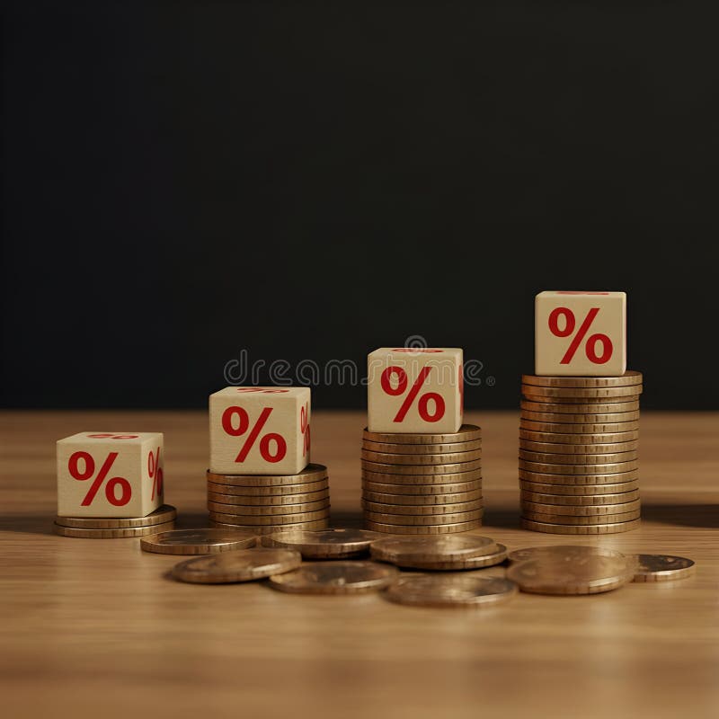 Understanding Interest Rates and Percentage Growth with Coins and ...