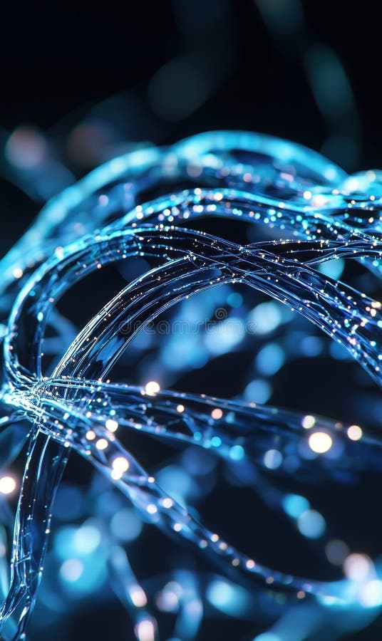 Visual Representation of an Intricate AI Neural Network Showcasing ...