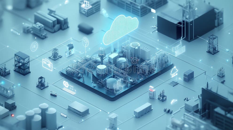 Visual Representation of IoT Architecture and Connectivity Concepts ...