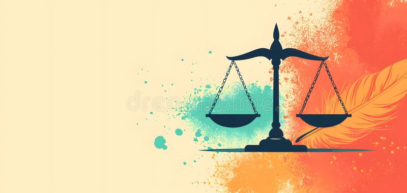 Visual Representation of Justice: a Feather and Scales Balancing Truth ...
