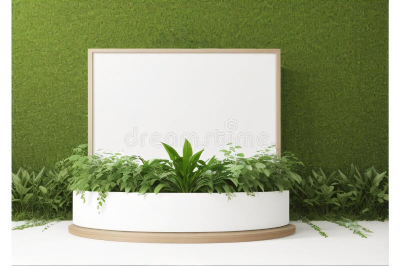 Visual Representation of a Large, White Banner Displayed on a Stand ...