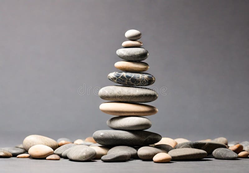 A Visual Representation of Life S Delicate Balance. Stock Illustration ...