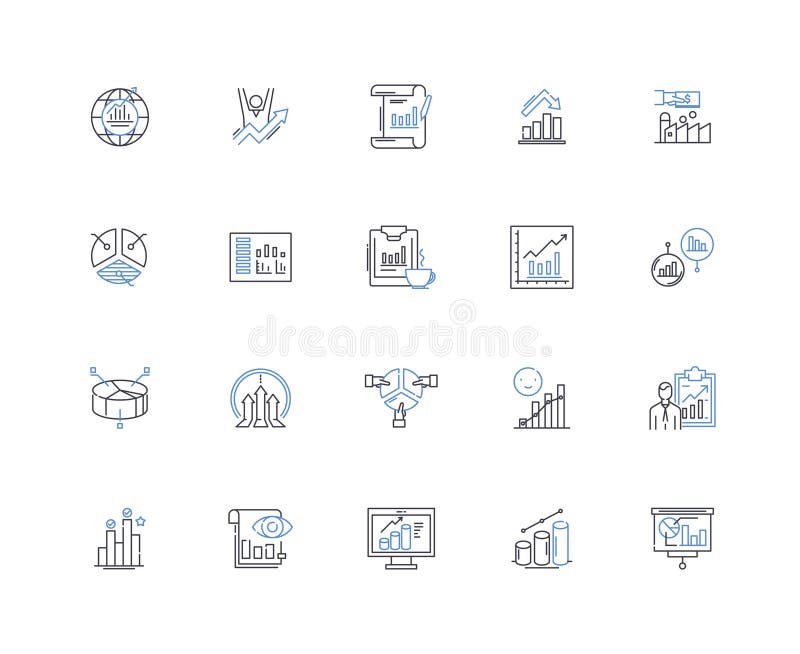Visual Representation Line Icons Collection. Imagery, Illustration ...