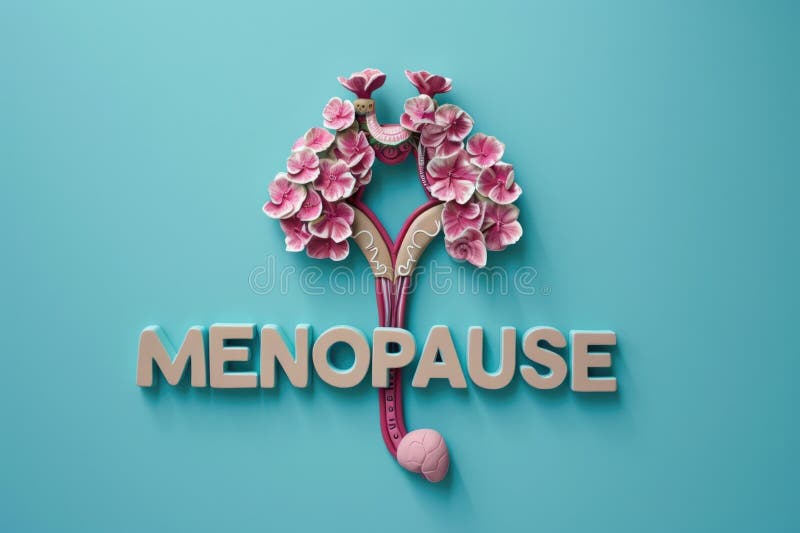 Visual Representation of Menopause with a Stylized Female Reproductive ...