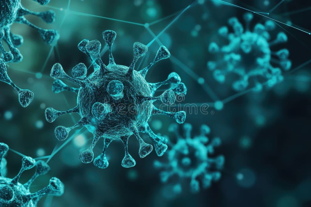 Visual Representation of Microscopic Viruses in a Scientific Context ...