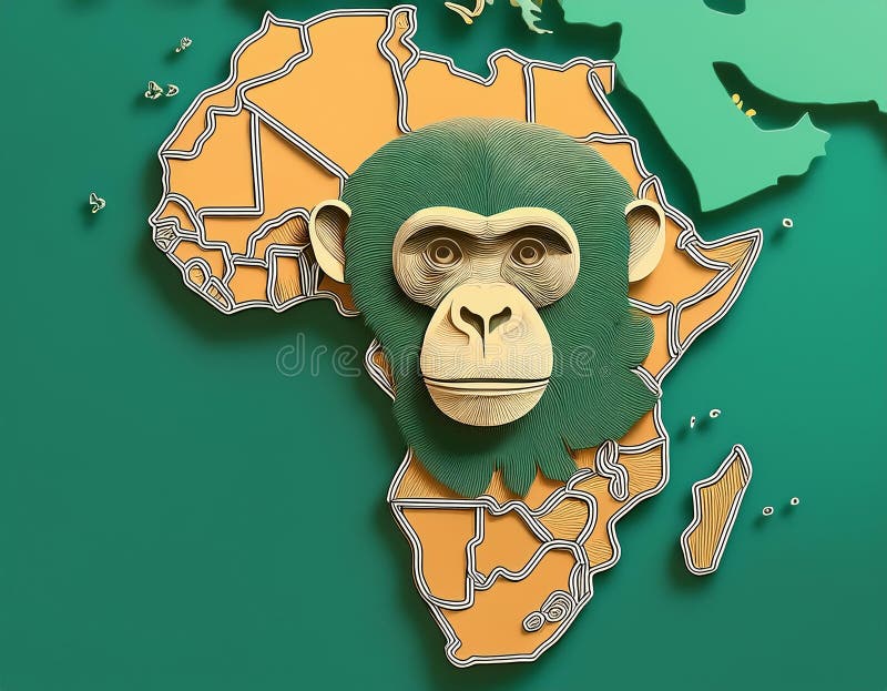 Visual Representation of Monkeypox Virus Infection on Africa Map ...