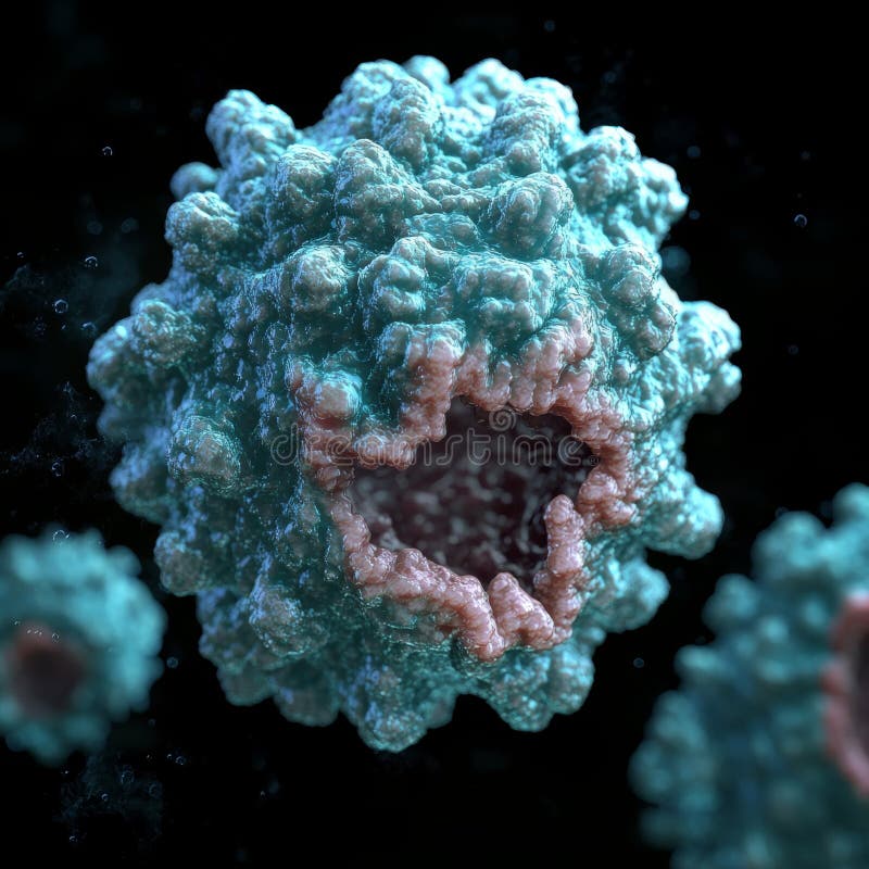 Visual Representation of Norovirus, a Type of Positive-sense Single ...