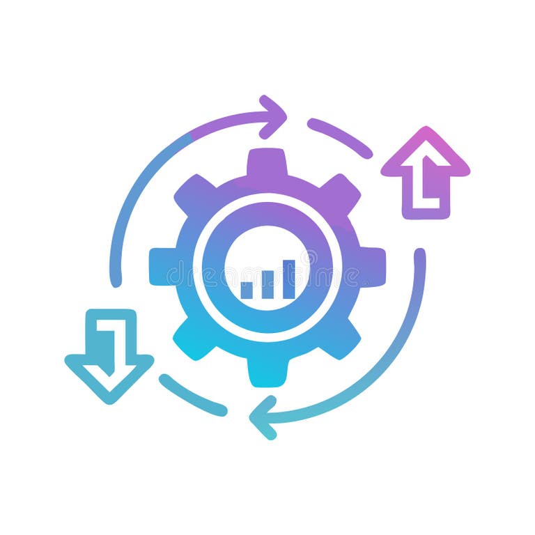 Visual Representation of Operational Efficiency Stock Vector ...
