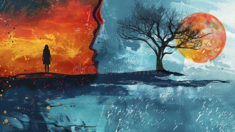 Visual Representation of Overcoming Trauma Progressing from Adversity ...