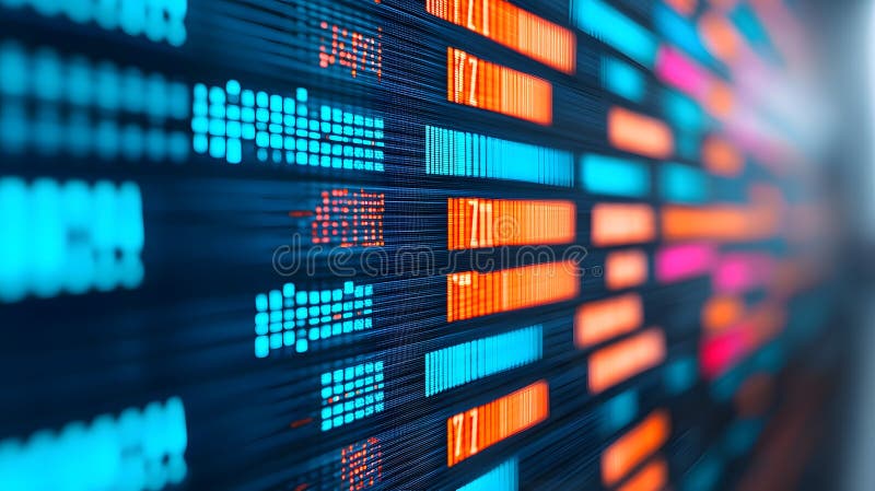 Visual Representation of Performance Metrics on a High-Tech Digital ...