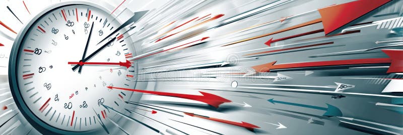 Visual Representation of Productivity with a Clock and Dynamic Arrows ...