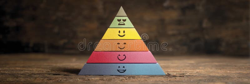 Visual Representation of the Pyramid of Emotional Needs Showing Layers ...