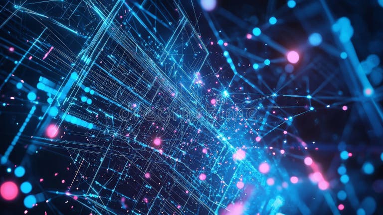 A Visual Representation of Quantum Computing, Showcasing the Complexity ...