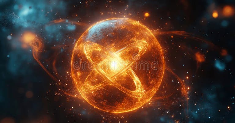 Visual Representation of Quantum Concepts with Vibrant Energy and ...