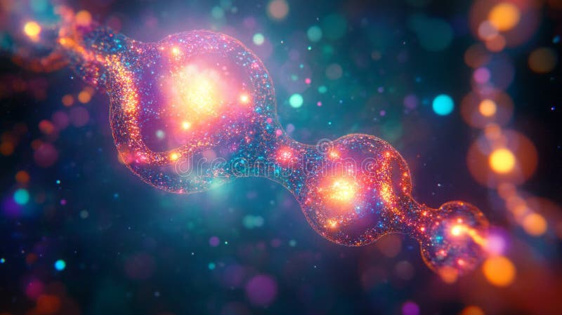 Visual Representation of Quantum Entanglement Illustrating ...